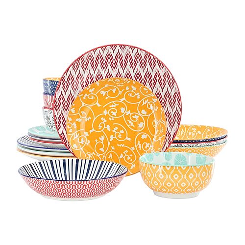 Click here for Elama Giovanna 16-pc. Porcelain Dinnerware Set  On... prices