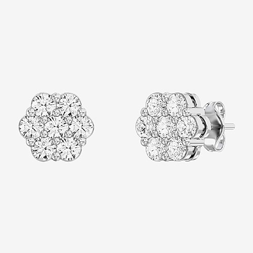 Click here for Diamond Blossom (G / Si1-Si2) 1 CT. T.W. Lab Grown... prices