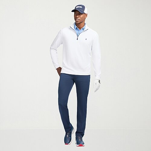 Click here for IZOD Swingflex 5 Pocket Dobby Mens Classic Fit Fla... prices