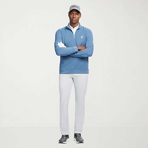 Click here for IZOD Swingflex 5 Pocket Dobby Mens Classic Fit Fla... prices