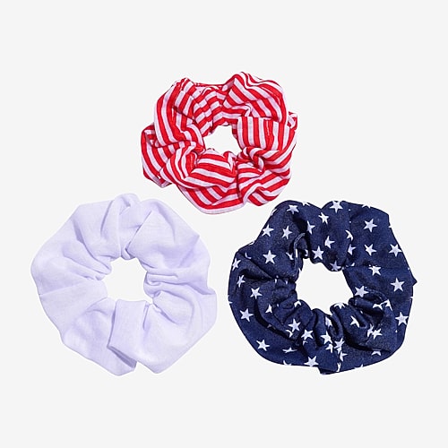 Click here for Mixit 3-pc. American Flag Stars & Stripes Scrunchi... prices