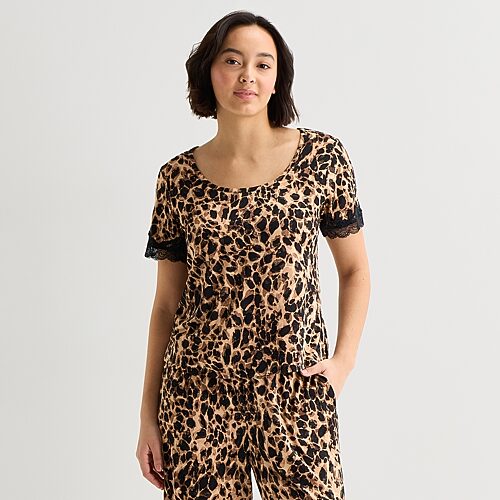 Click here for Ambrielle Womens Scoop Neck Short Sleeve Pajama To... prices
