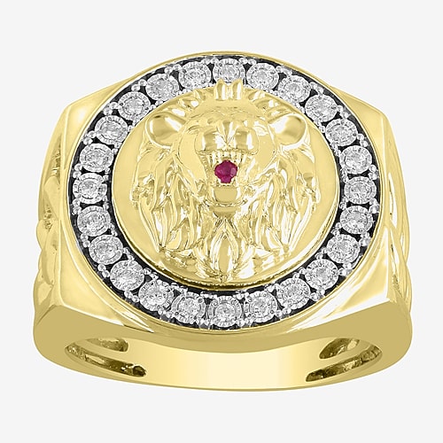 Click here for (J / I3) Mens 1/4 CT. T.W. Natural White Diamond 1... prices