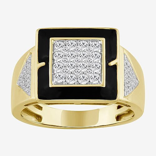 Click here for (J / I3) Mens 1/2 CT. T.W. Natural White Diamond 1... prices