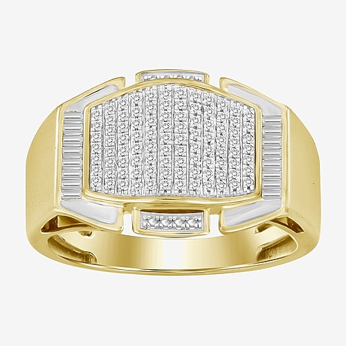 Click here for (I / I2) Mens 1/3 CT. T.W. Natural White Diamond 1... prices