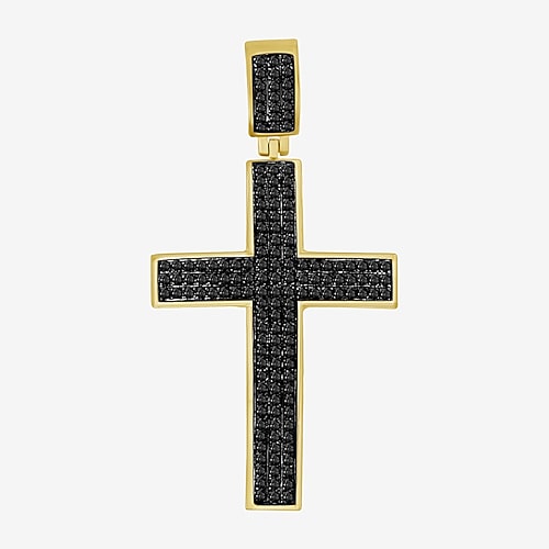 Click here for Cross (Black / I3) Mens 1/2 CT. T.W. Natural Black... prices