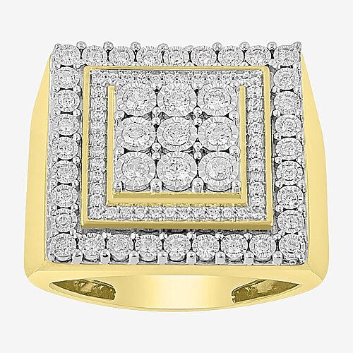 Click here for (J / I3) Mens 3/4 CT. T.W. Natural White Diamond 1... prices