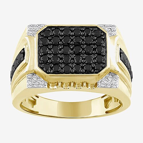Click here for (Black / I3) Mens 1 1/2 CT. T.W. Natural Black Dia... prices
