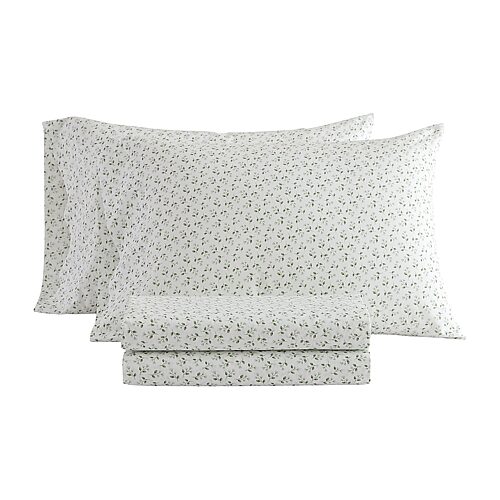Click here for Martha Stewart Kennedy Floral Sheet Set  One Size... prices