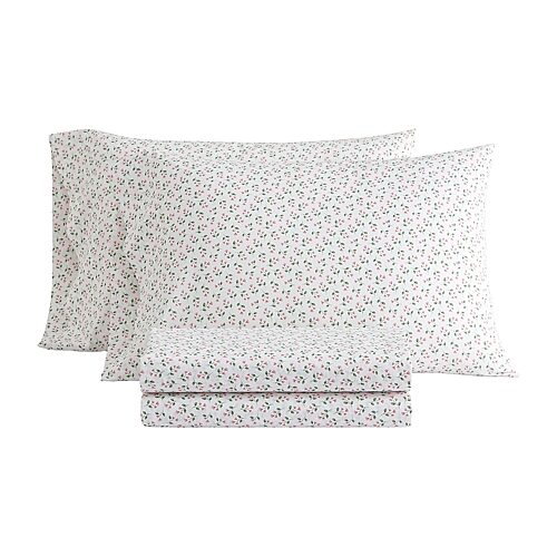 Click here for Martha Stewart Kennedy Floral Sheet Set  One Size... prices