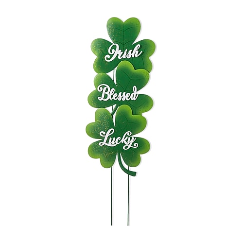 Click here for Glitzhome 37 Metal Shamrock St. Patricks Day Yard... prices