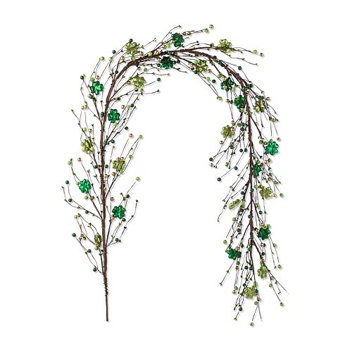 Click here for Glitzhome 72 Shamrock St. Patricks Day Garland  On... prices