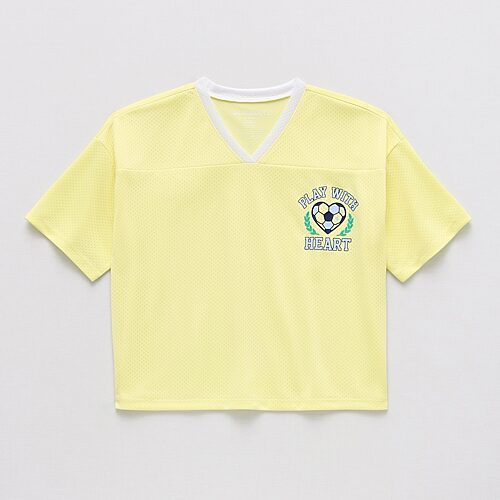 Click here for Thereabouts Little & Big Kid Girls V Neck Short Sl... prices