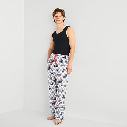 Click here for Mens Super Mario Pajama Pants  X-large  White prices