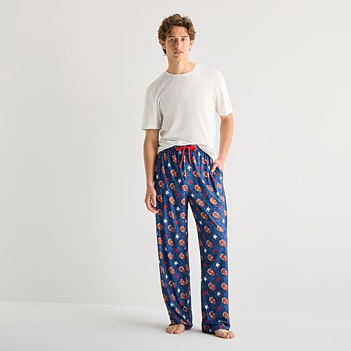 Click here for Mens Spiderman Pajama Pants  Large  Blue prices