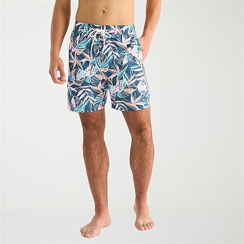 Click here for Arizona Mens 6 1/2 Animal Swim Trunks  Medium  Blu... prices