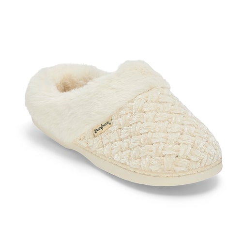 Click here for Dearfoams Womens Slip-On Slippers  X-large  Beige prices