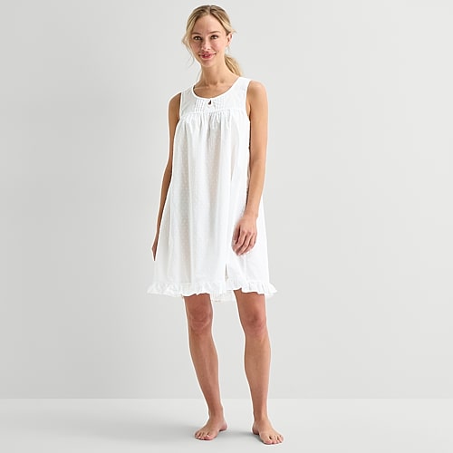 Click here for Adonna Womens Sleeveless Round Neck Nightgown  Pet... prices