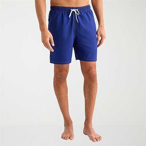 Click here for St. Johns Bay Mens 7 Swim Trunks  Small  Blue prices
