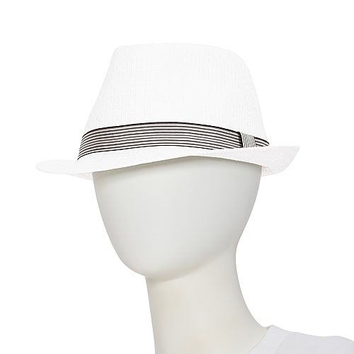 Click here for St. Johns Bay Mens Fedora  One Size  White prices