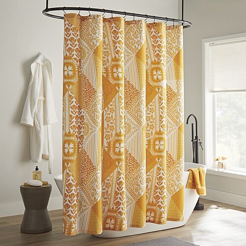 Click here for Home Expressions Patchwork Petals Shower Curtain... prices