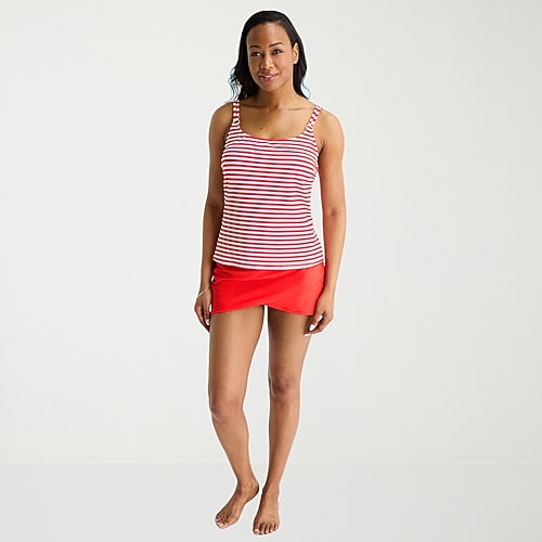 Click here for Liz Claiborne Womens Striped Tankini Swimsuit Top... prices