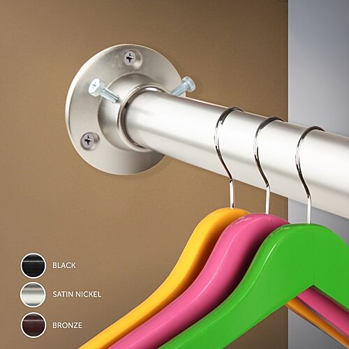 Click here for Rod Desyne Closet 1 IN Adjustable Curtain Rod  One... prices
