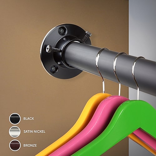 Click here for Rod Desyne Closet 1 IN Adjustable Curtain Rod  One... prices