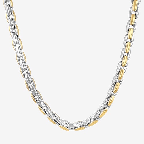 Click here for Mens Stainless Steel 24 Inch Link Chain Necklace... prices