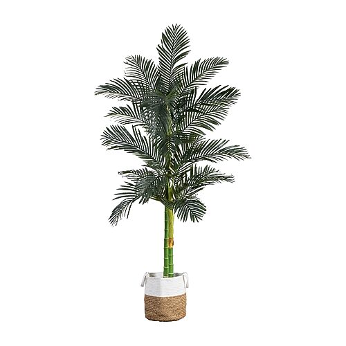 Click here for Nearly Natural 8 Golden Cane Palm Artificial Plant... prices