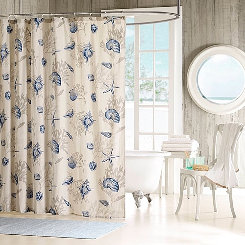 Click here for Madison Park Bayside Seashell Shower Curtain  72 x... prices
