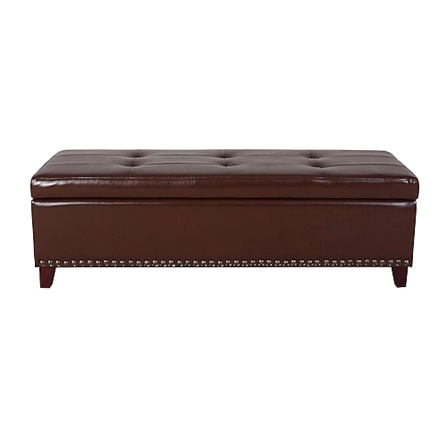 Click here for Gavin Storage Ottoman  One Size  Brown prices