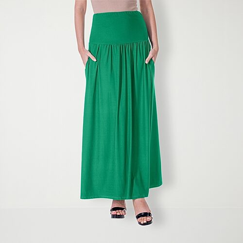 Click here for Womens 24/7 Comfort Apparel Foldover Waist A-Line... prices