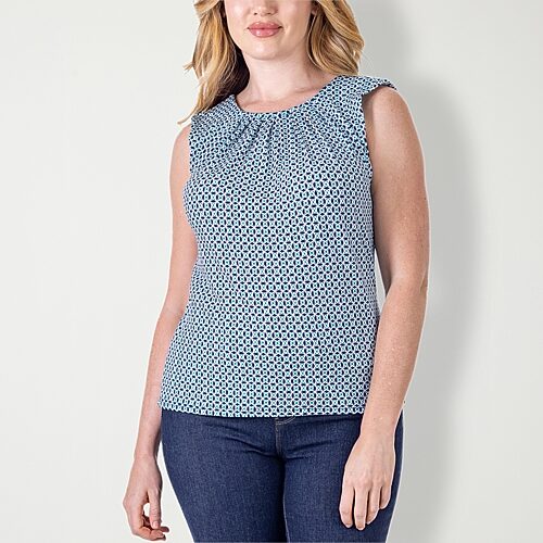 Click here for Womens 24/7 Comfort Apparel Medallion Sleeveless B... prices