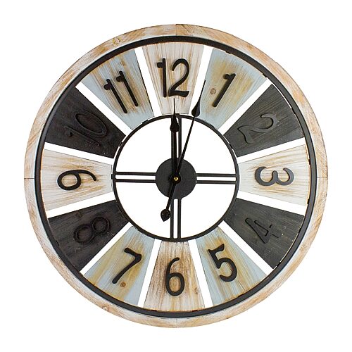 Click here for Northlight 28 Whitewashed Wall Clock  One Size  Bl... prices