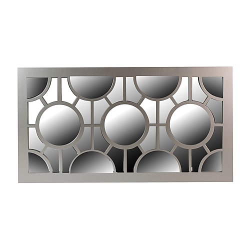 Click here for Northlight 25.25 Metallic Gray Rectangular Wall Mi... prices