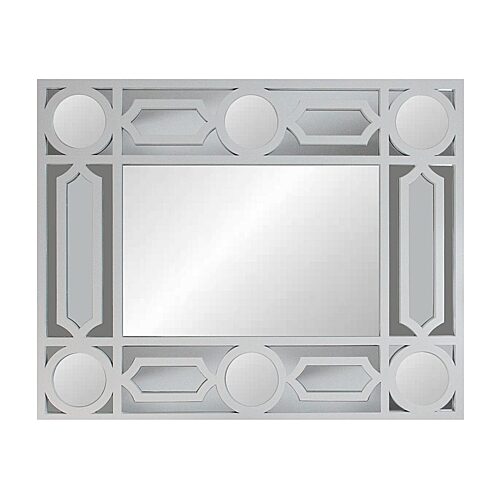Click here for Northlight 29.5 White Framed Geometric Openwork Re... prices