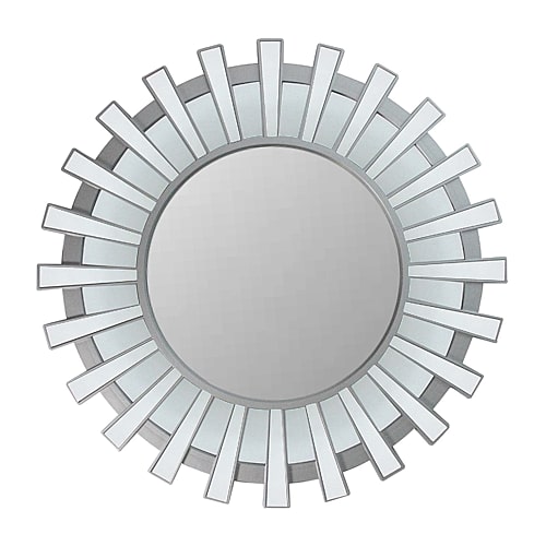 Click here for Northlight 25.5 Matte Silver Sunburst Wall Mirror... prices