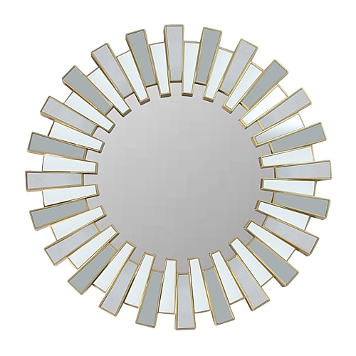 Click here for Northlight 25.5 Aztec Sunburst Matte Gold Round Wa... prices