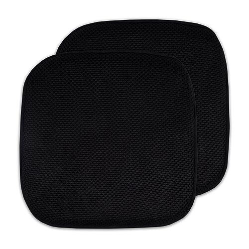 Sweet Home Collection Honeycomb Memory Foam Non-Slip Chair Pads