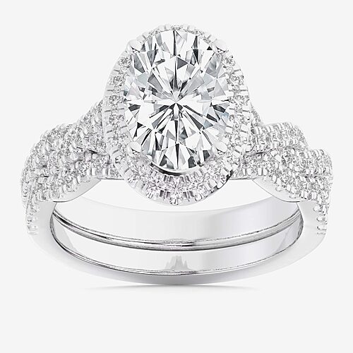 Click here for (G-H / Si1-Si2) Womens 1 1/2 CT. T.W. Lab Grown Wh... prices