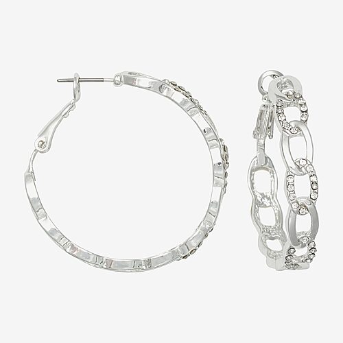 Click here for Bold Elements Womens 38mm Hoop Earrings  One Size... prices