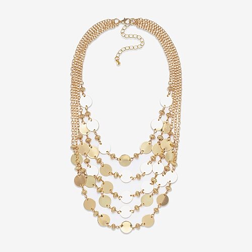 Click here for Bold Elements Womens 28 Inch Statement Necklace  O... prices