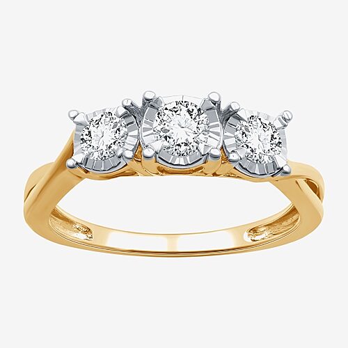 Click here for (H-I / I1) Womens 1/2 CT. T.W. Lab Grown White Dia... prices