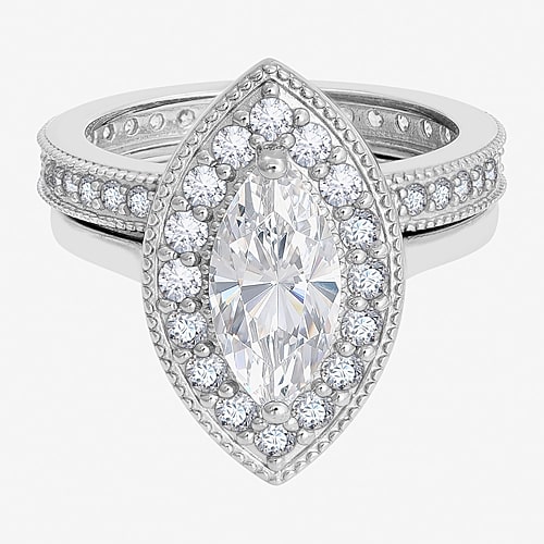 Click here for Diamonart Womens Cubic Zirconia Sterling Silver Ma... prices