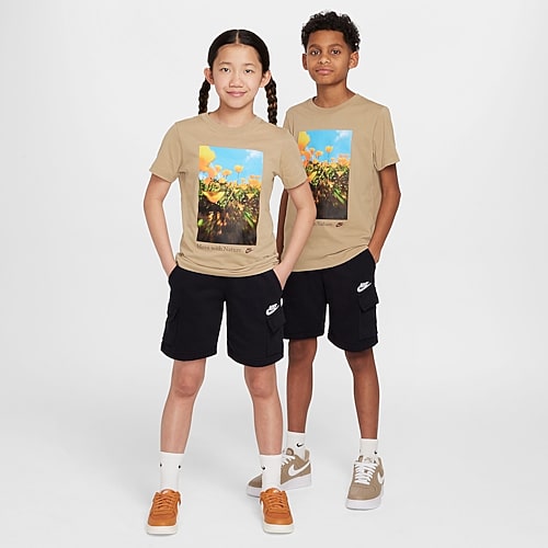 Click here for Nike Club Big Kid Unisex Fleece Cargo Short  Small... prices