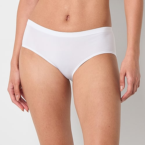 Click here for Arizona Body Seamless Hipster Panty  Large  White prices