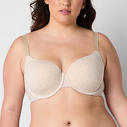 Click here for Ambrielle Cotton Womens Medium Support Demi Bra  D... prices
