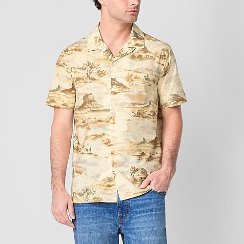 Click here for Frye and Co. Mens Short Sleeve Regular Fit Button-... prices