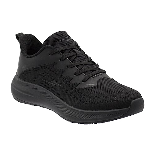 NSD Flash Slip Resistant Mens Round Closed Toe Work Shoes  7 Wide  Black